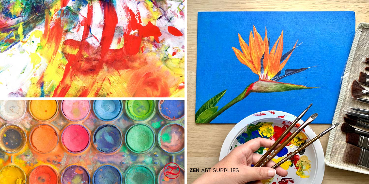 Painting With Tempera Paint 🎨 Ready To Dive Into The World Of